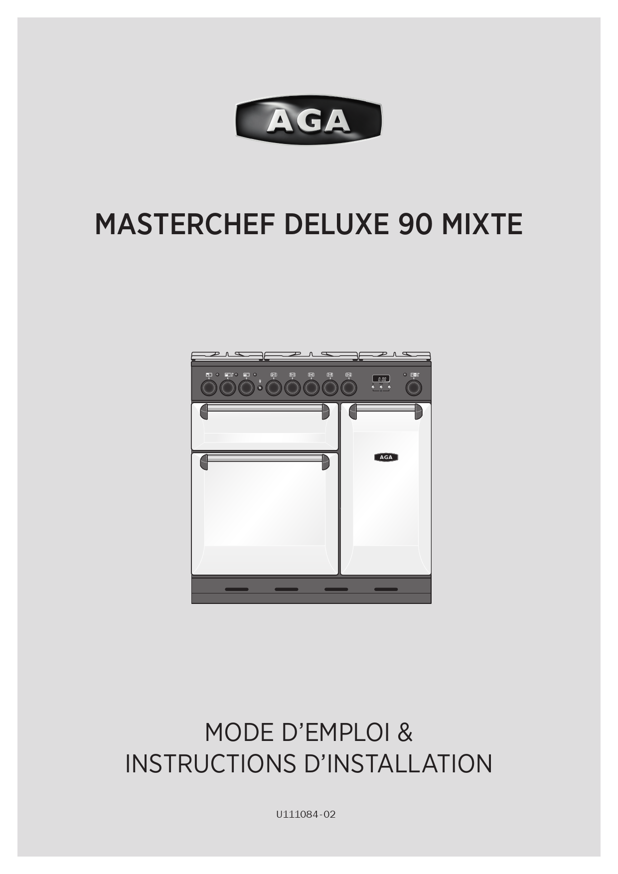 Notice four AGA MASTER CHEF DELUXE 90 Trouver une solution à un problème AGA MASTER CHEF DELUXE ...