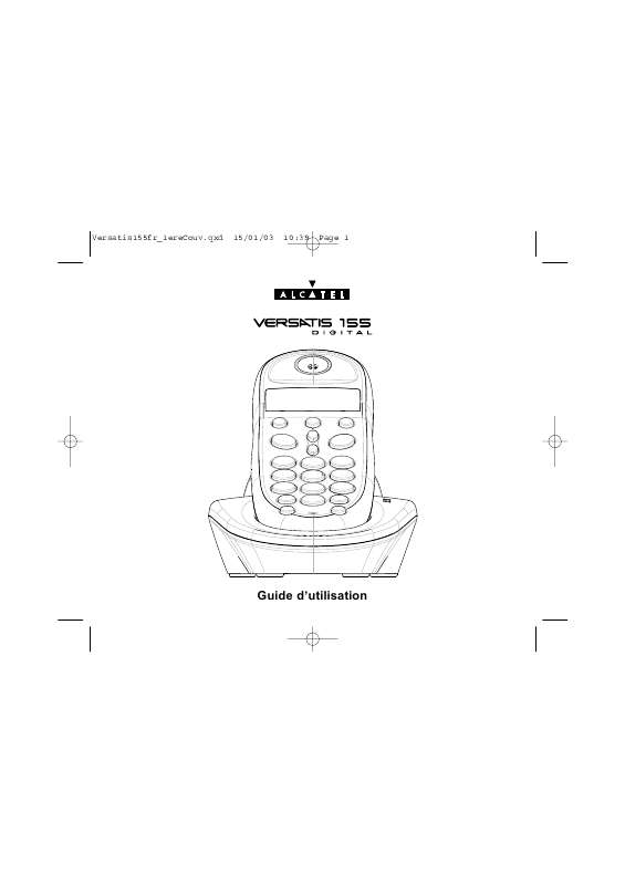 Notice ALCATEL-LUCENT VERSATIS 155 DIGITAL - Trouver une solution à un ...