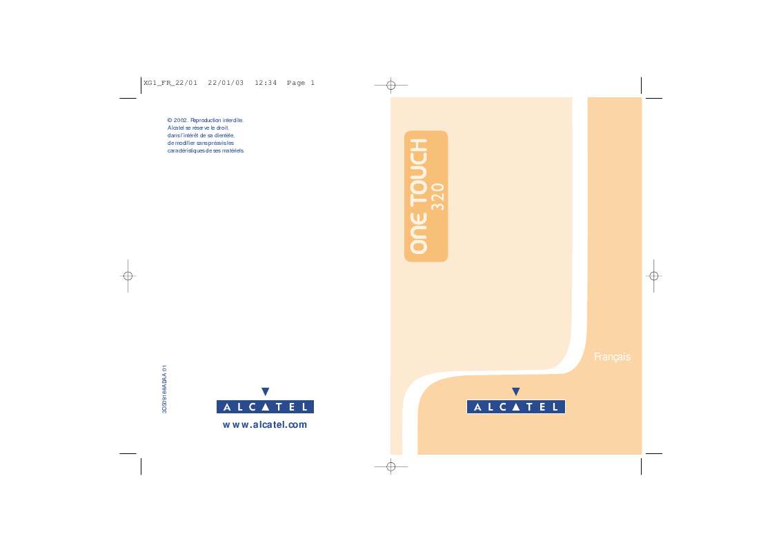 Notice ALCATEL OT-320 - téléphone portable Trouver une solution à un ...