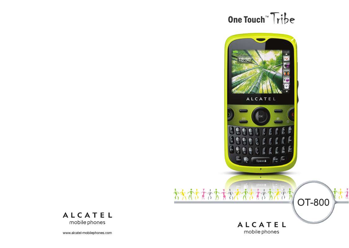 Notice ALCATEL OT-800 - téléphone portable Trouver une solution à un ...