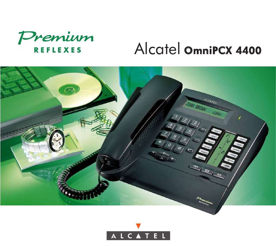 Notice ALCATEL PREMIUM REFLEXES OMNIPCX 4400 - téléphone portable ...