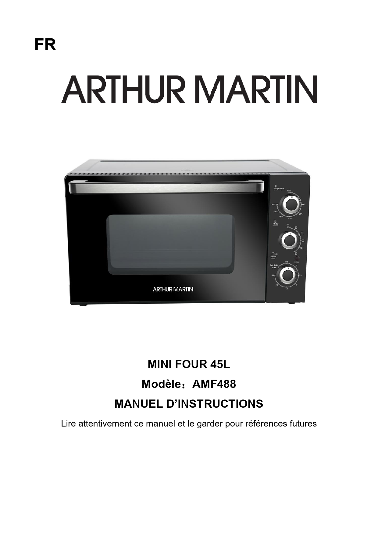Notice four ARTHUR MARTIN AMF48 Trouver une solution à un problème ...