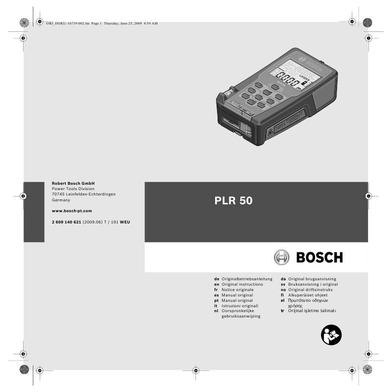 Notice BOSCH PLR 50 - Trouver une solution à un problème BOSCH PLR 50 ...
