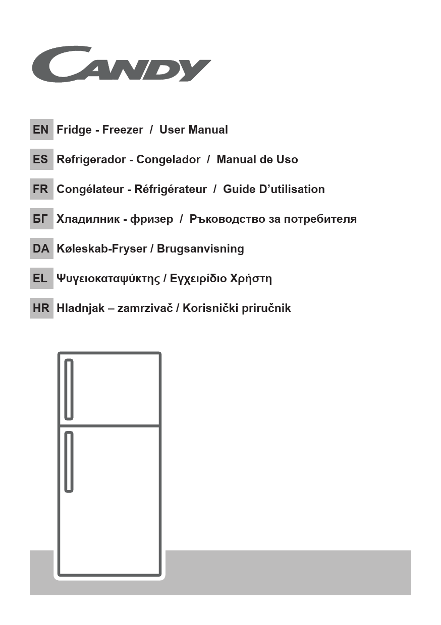 Notice réfrigérateur CANDY CDV1S514FW Trouver une solution à un ...