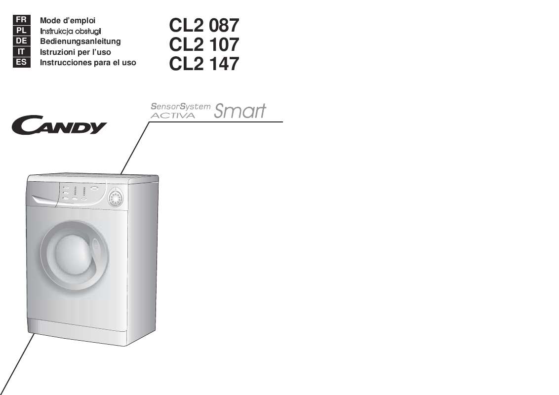 Notice CANDY CL2 107 - Trouver une solution à un problème CANDY CL2 107 ...