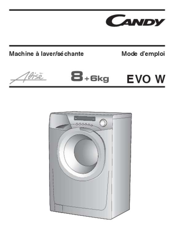 Notice lave-linge CANDY EVOW 4863D Trouver une solution à un problème ...