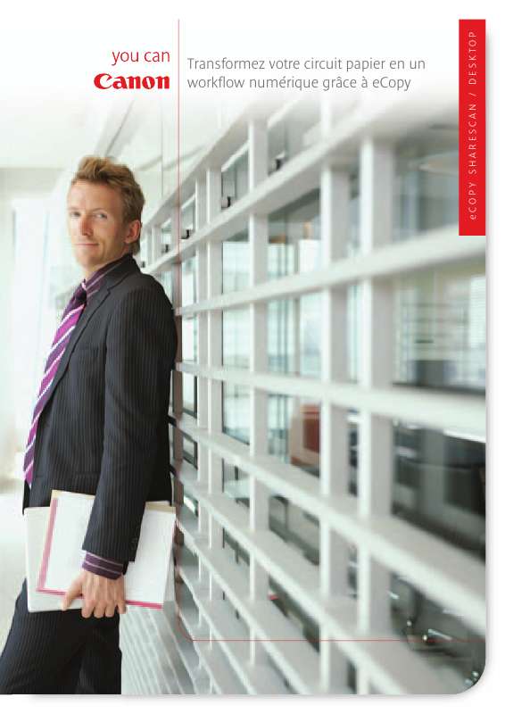 Notice CANON ECOPY SCANSTATION - logiciel de graphisme Trouver une solution à un problème CANON ...
