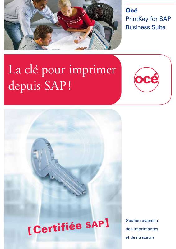 Notice CANON OCE PRINTKEY FOR SAP BUSINESS SUITE - imprimante multifonction laser Trouver une ...