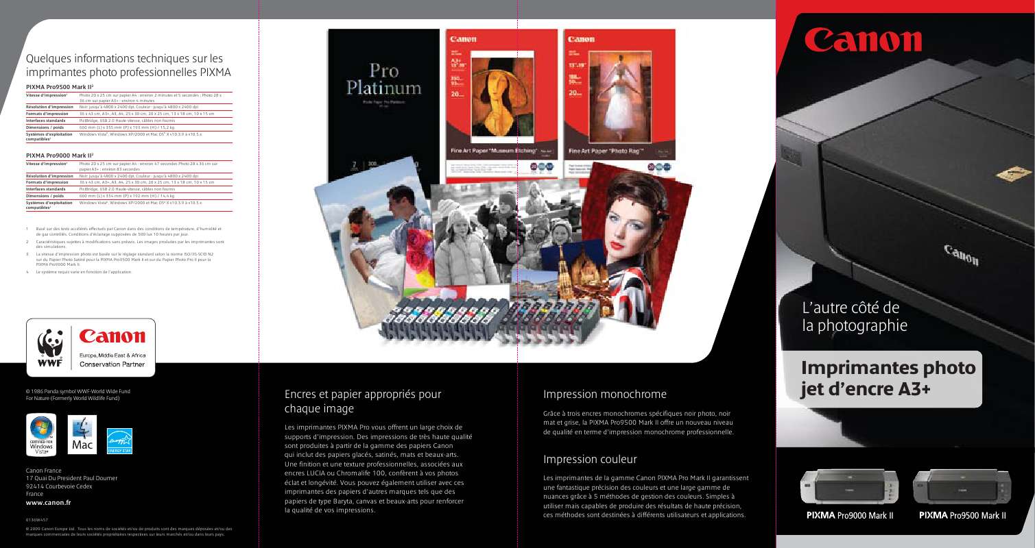 Notice CANON PIXMA PRO - imprimante jet d'encre Trouver une solution à un problème CANON PIXMA ...