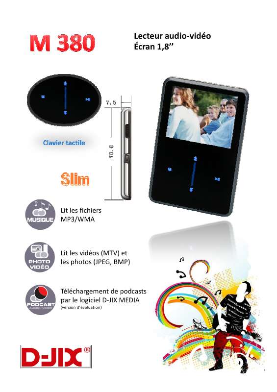 Notice D-JIX M380 - Trouver une solution à un problème D-JIX M380 mode ...