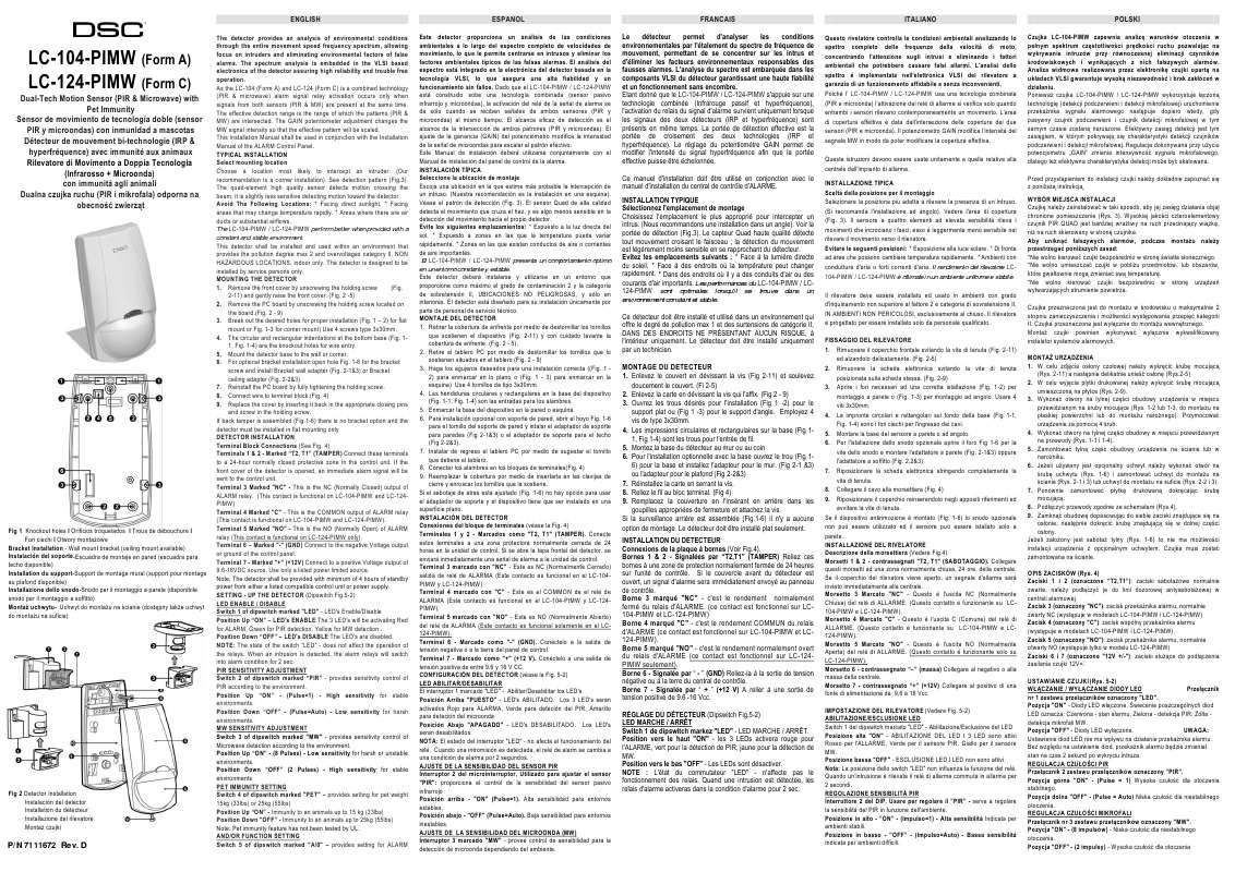 Notice DSC LC-104-PIMW - Trouver une solution à un problème DSC LC-104 ...