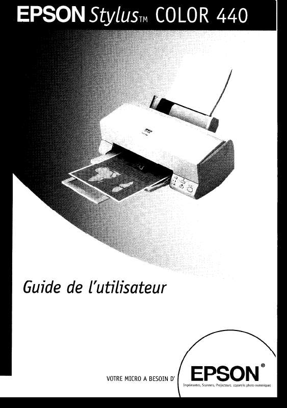 Notice EPSON STYLUS COLOR 440 - imprimante jet d'encre Trouver une ...
