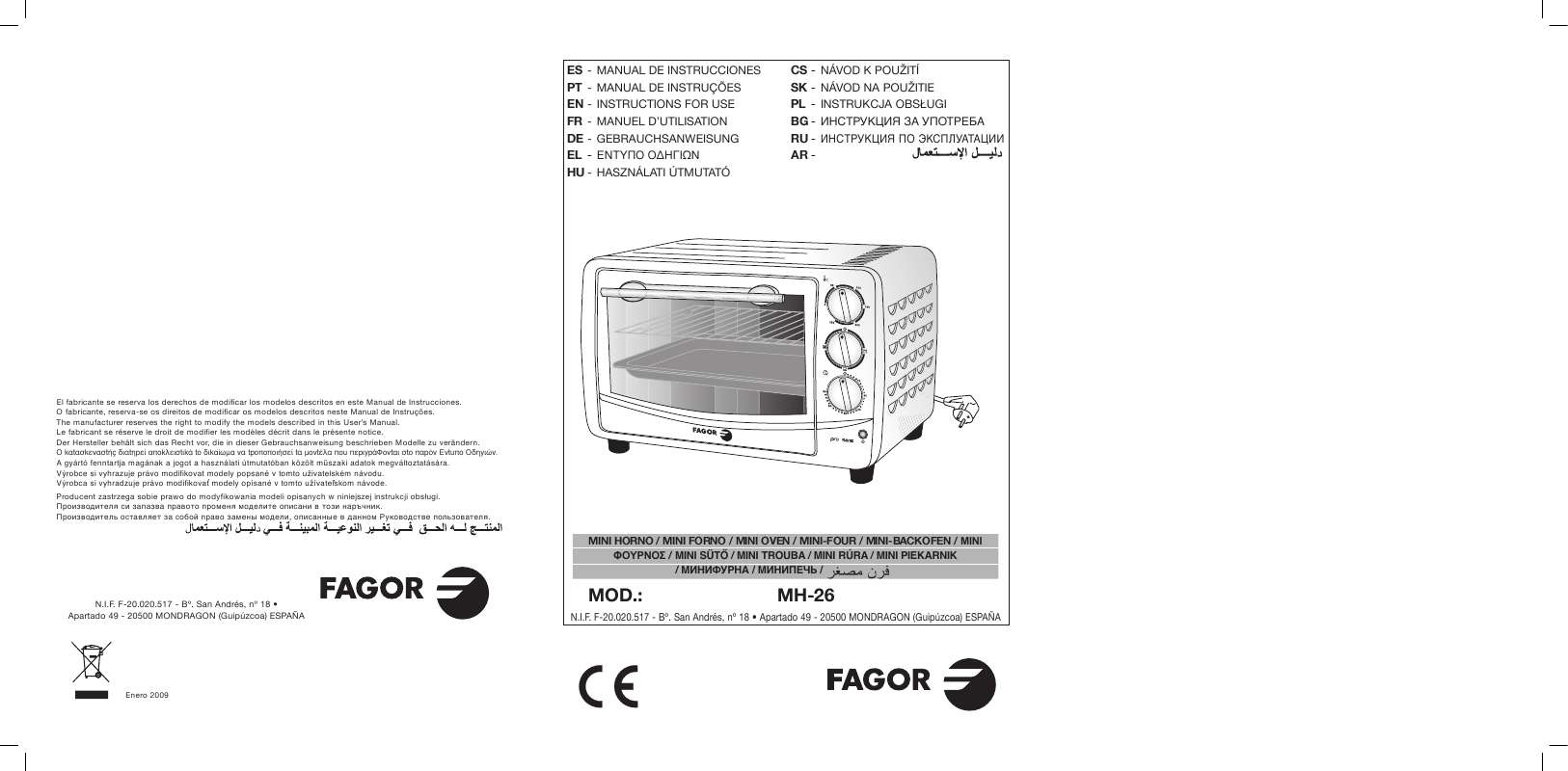 Notice FAGOR MH 26 Trouver Une Solution Un Probl me FAGOR MH 26 notice-fagor-mh-26-trouver-une-solution-un-probl-me-fagor-mh-26