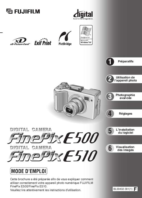 Notice FUJIFILM E510 - appareil photo Trouver une solution à un ...