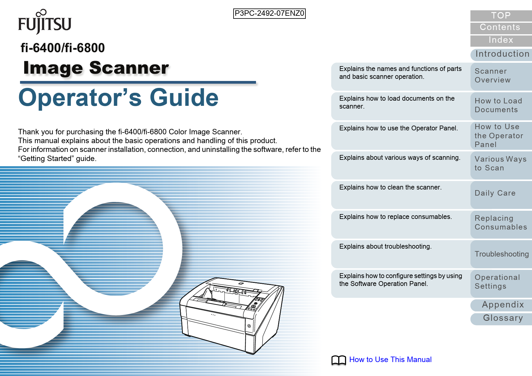 Notice FUJITSU FI-6400 - scanner Trouver une solution à un problème ...