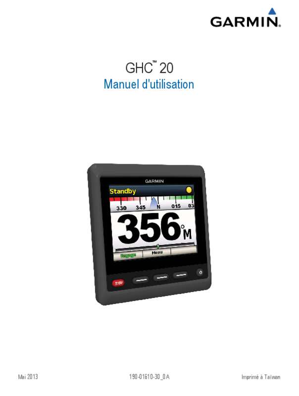 Notice GARMIN GHC 20 - gps Trouver une solution à un problème GARMIN ...