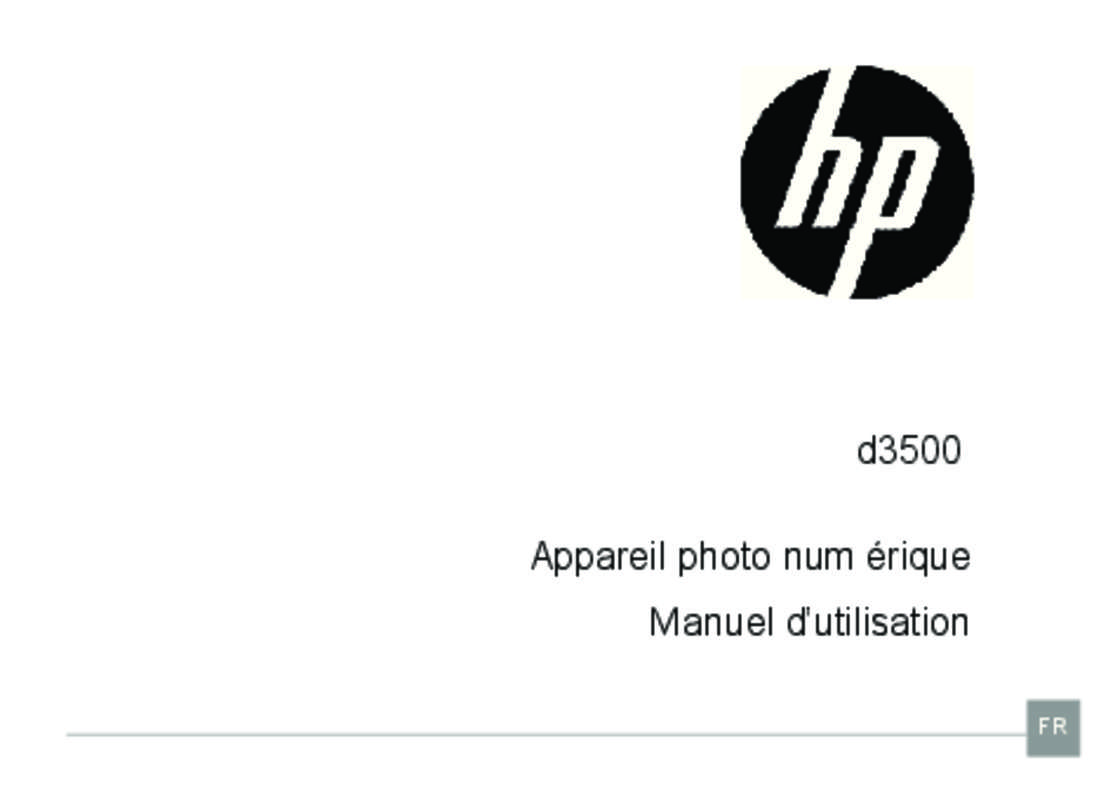 Notice HP D3500 - appareil photo Trouver une solution à un problème HP ...