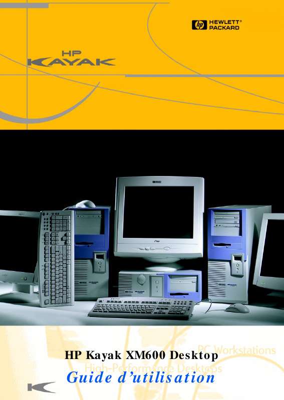Notice HP KAYAK XM600 - ordinateur de bureau Trouver une solution à un ...
