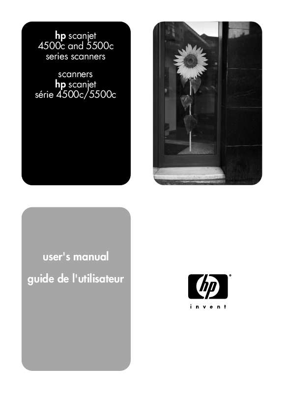 Notice HP SCANJET 5550C - scanner Trouver une solution à un problème HP ...