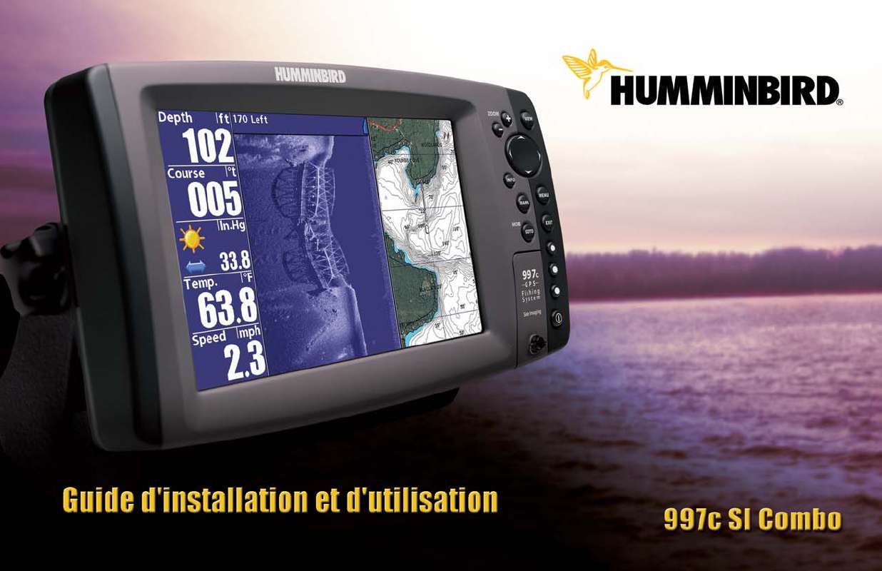 Notice HUMMINBIRD 997C SI COMBO - gps Trouver une solution à un ...