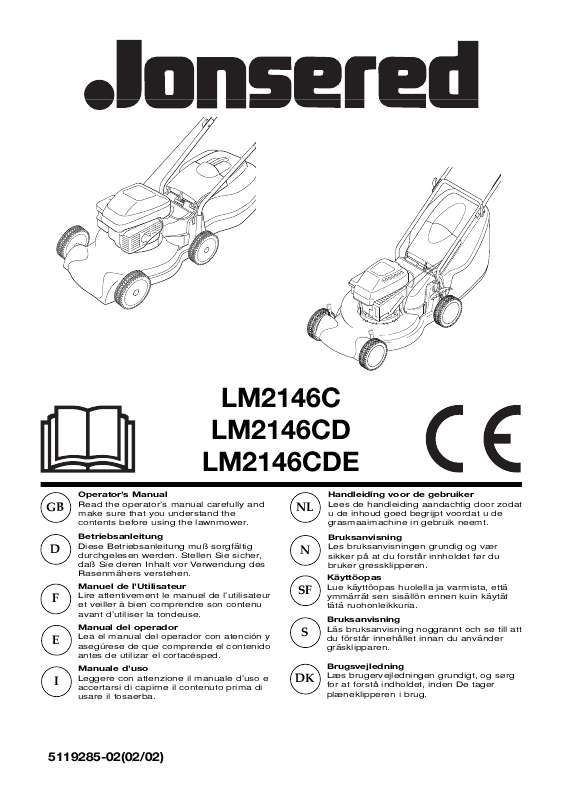 Notice JONSERED LM 2146 C - tronçonneuse Trouver une solution à un ...