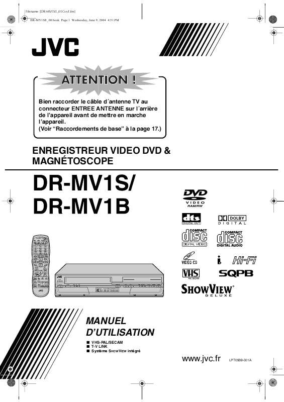 Notice JVC DR-MV1SEF - Trouver une solution à un problème JVC DR-MV1SEF mode d'emploi JVC DR ...