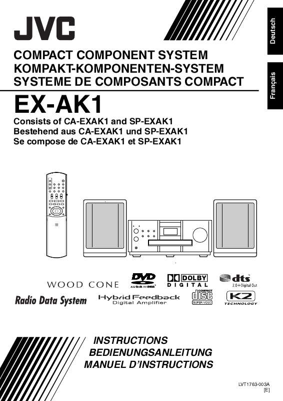 Notice JVC EX-AK1E - Trouver une solution à un problème JVC EX-AK1E mode d'emploi JVC EX-AK1E ...