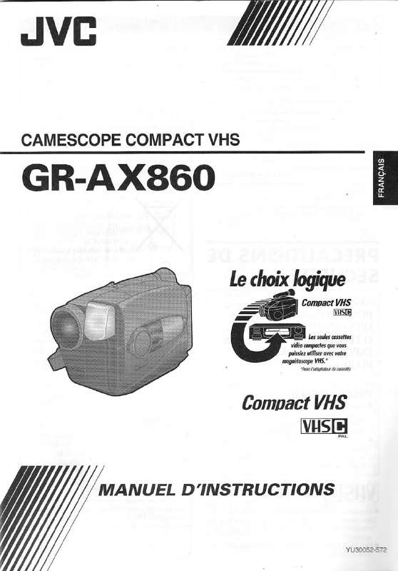 Notice JVC GR-AX860 - Trouver une solution à un problème JVC GR-AX860 mode d'emploi JVC GR-AX860 ...