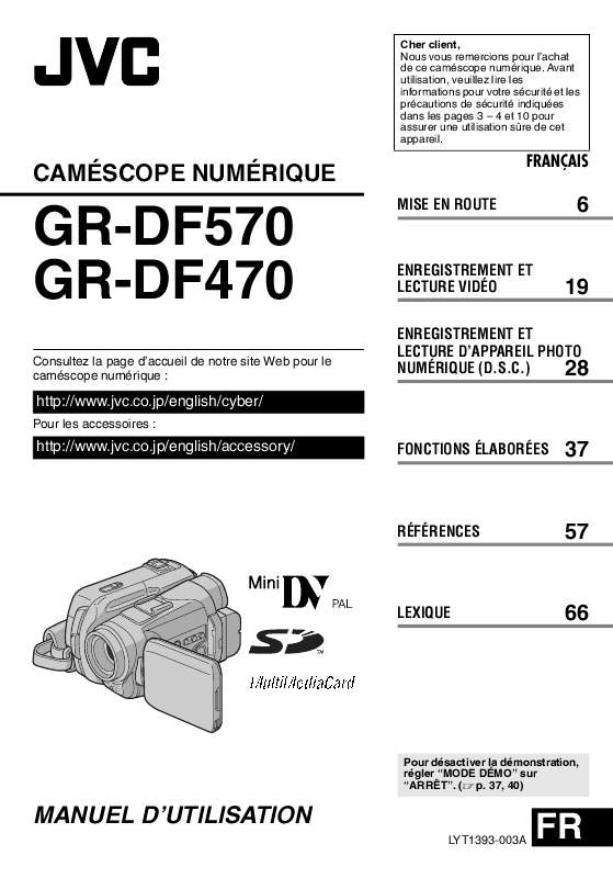 Notice JVC GR-D470E - Trouver une solution à un problème JVC GR-D470E mode d'emploi JVC GR-D470E ...