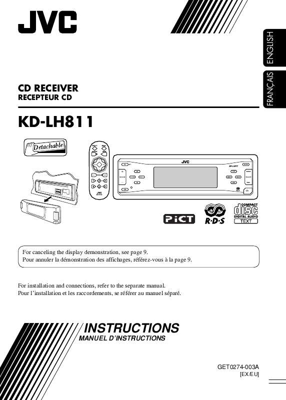 Notice JVC KD-LH811 - autoradio Trouver une solution à un problème JVC KD-LH811 mode d'emploi ...