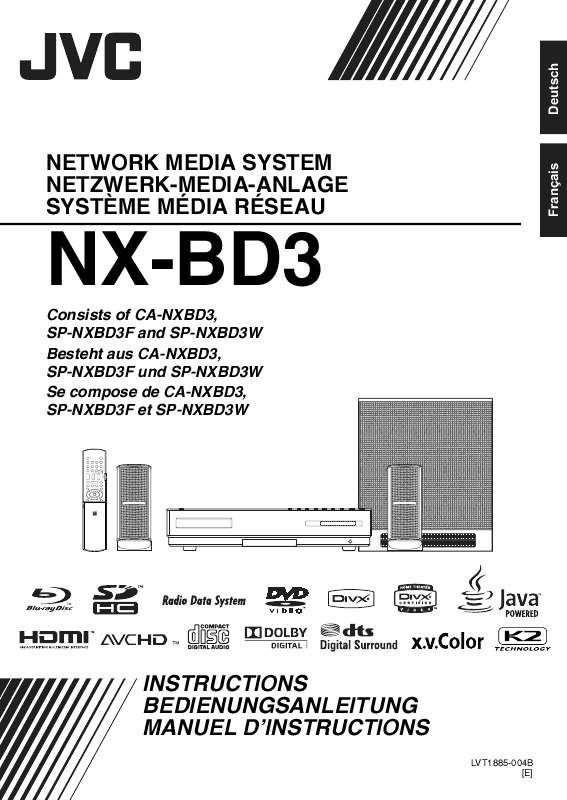Notice JVC NX-BD3 - radio-réveil Trouver une solution à un problème JVC NX-BD3 mode d'emploi JVC ...