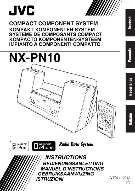 Notice JVC NX-PN10E - radio-réveil Trouver une solution à un problème JVC NX-PN10E mode d'emploi ...