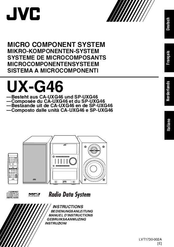 Notice JVC UX-G46E - Trouver une solution à un problème JVC UX-G46E mode d'emploi JVC UX-G46E ...