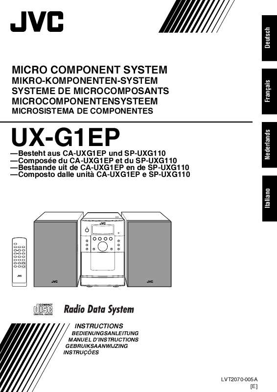 Notice JVC UX-GP1E - Trouver une solution à un problème JVC UX-GP1E mode d'emploi JVC UX-GP1E ...