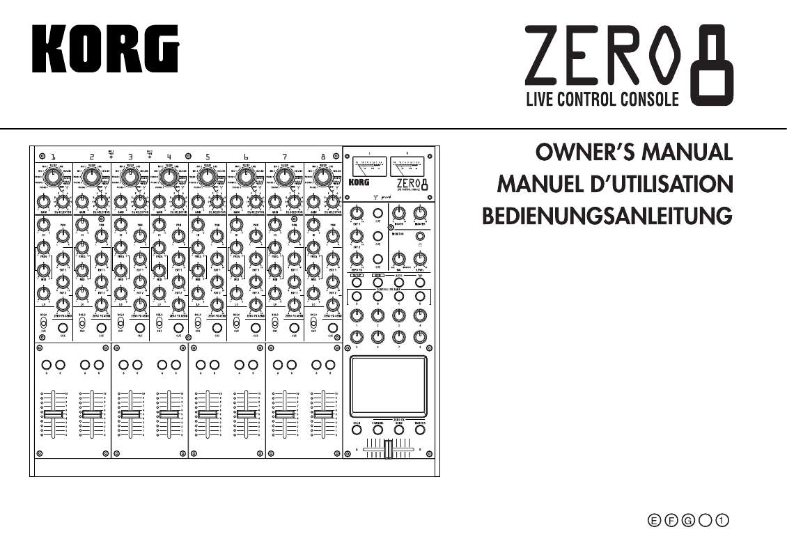 Notice KORG ZERO8 - autoradio Trouver une solution à un problème KORG ZERO8 mode d'emploi KORG ...
