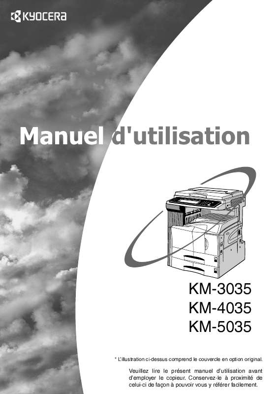 Notice KYOCERA KM-3035 - photocopieur Trouver une solution à un ...