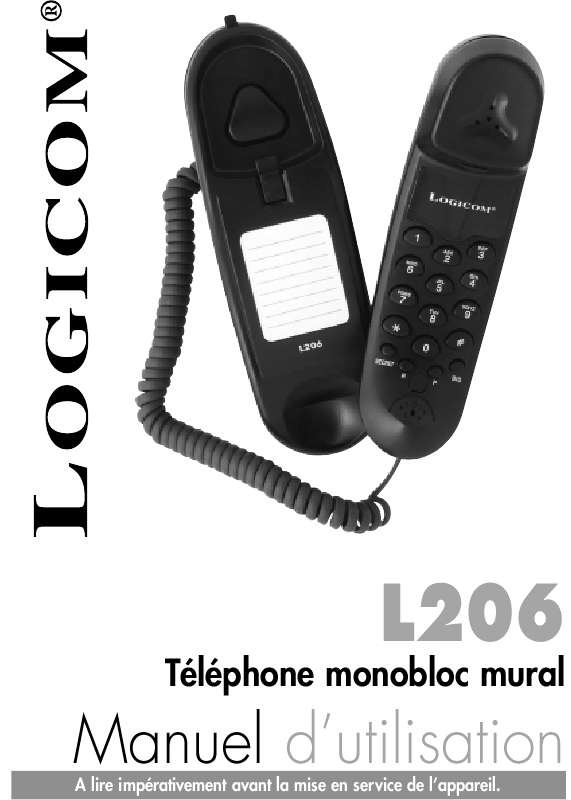 Notice LOGICOM L206 - téléphone portable Trouver une solution à un ...