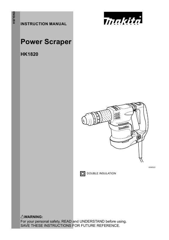 Notice MAKITA HK1820 - Trouver une solution à un problème MAKITA HK1820 mode d'emploi MAKITA ...