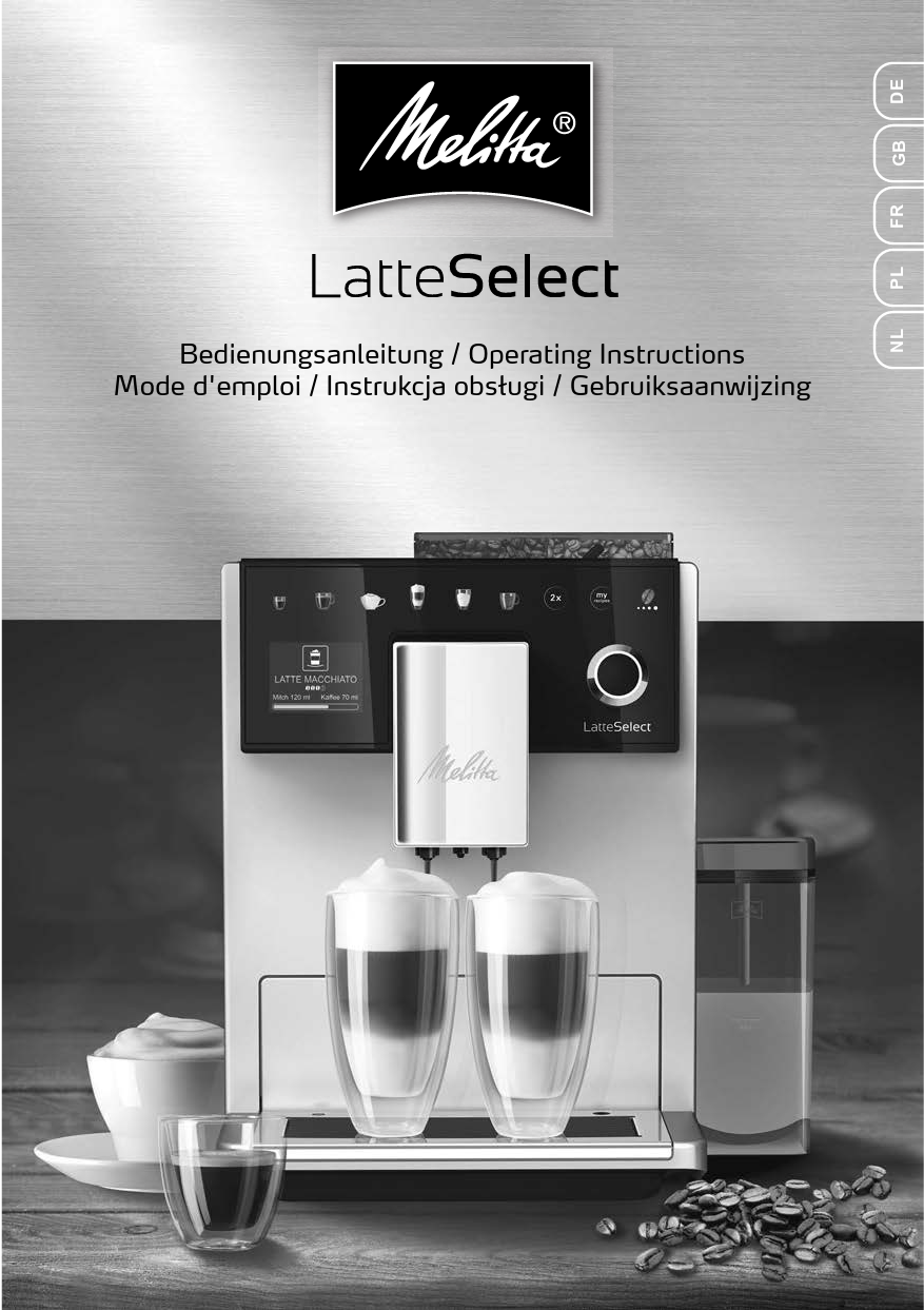 Notice machine à café MELITTA LATTE SELECT ARGENT Trouver une solution ...