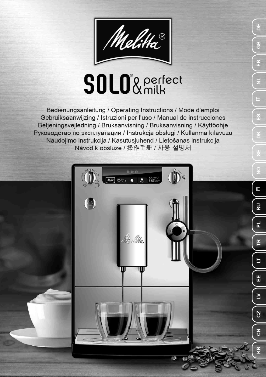 Notice machine à café MELITTA SOLO DELUXE Trouver une solution à un ...