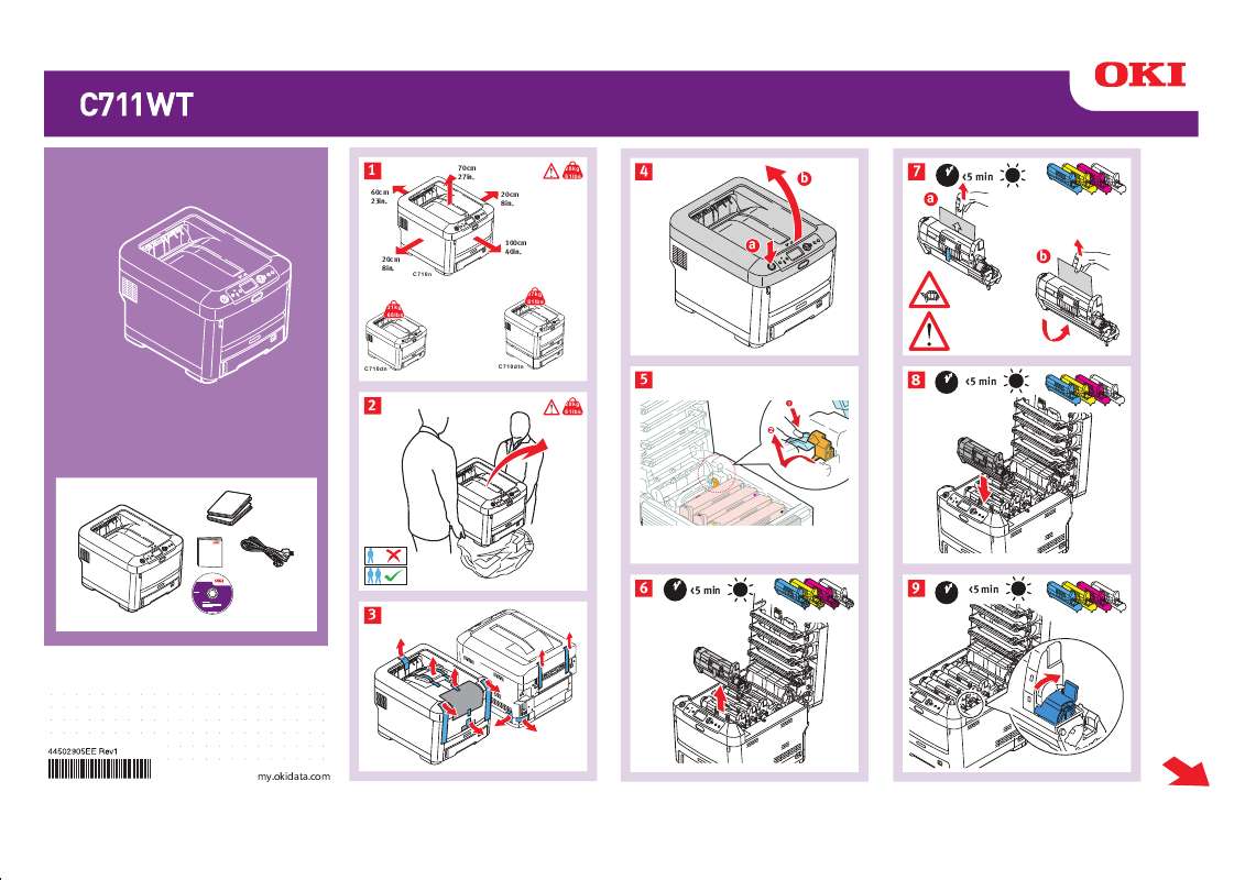 Notice OKI C711WT - imprimante laser Trouver une solution à un problème ...