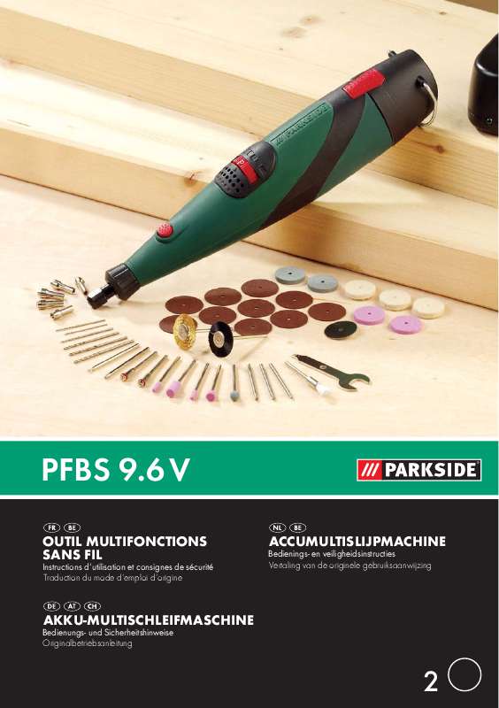 Notice PARKSIDE KH 3125 CORDLESS MULTI-GRINDER - Trouver une solution à ...