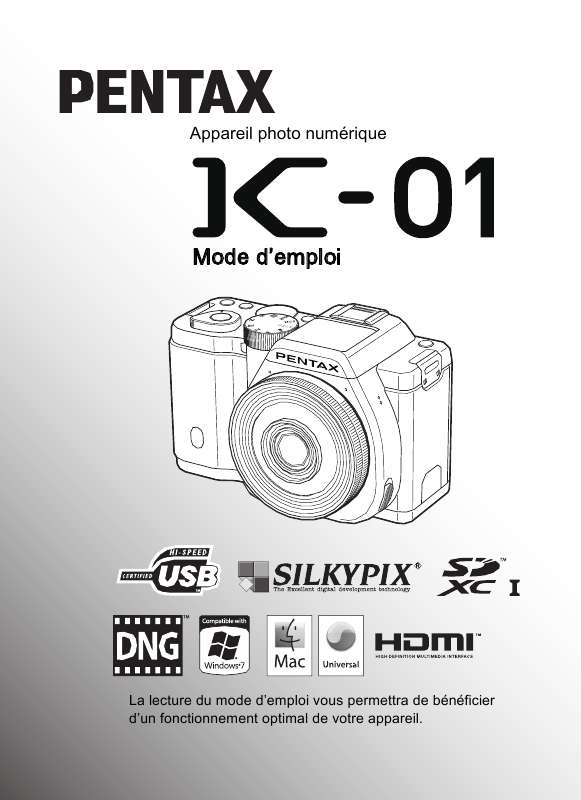 Notice PENTAX K-01 - appareil photo reflex Trouver une solution à un problème PENTAX K-01 mode d ...