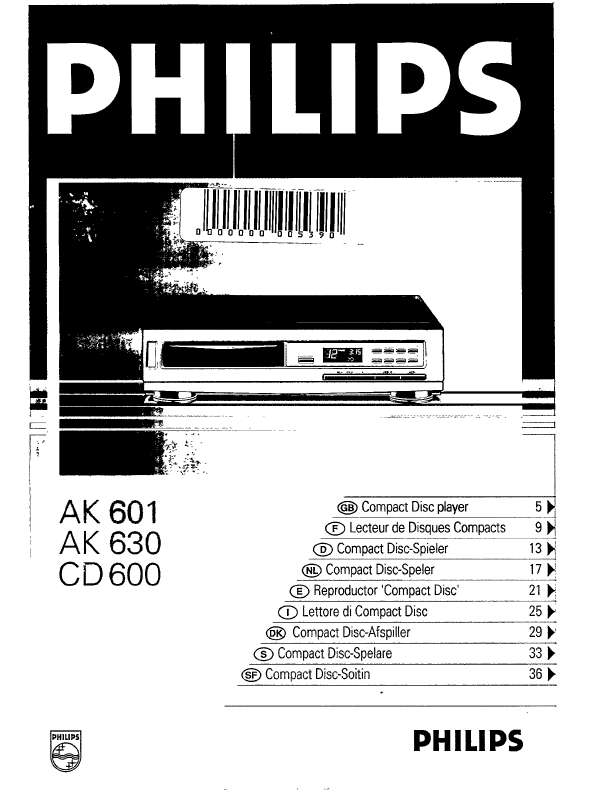 Notice PHILIPS AK630 - Trouver une solution à un problème PHILIPS AK630 ...