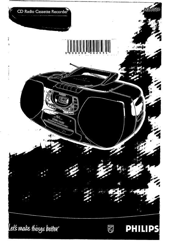 Notice PHILIPS AZ1020 - radio cd Trouver une solution à un problème ...