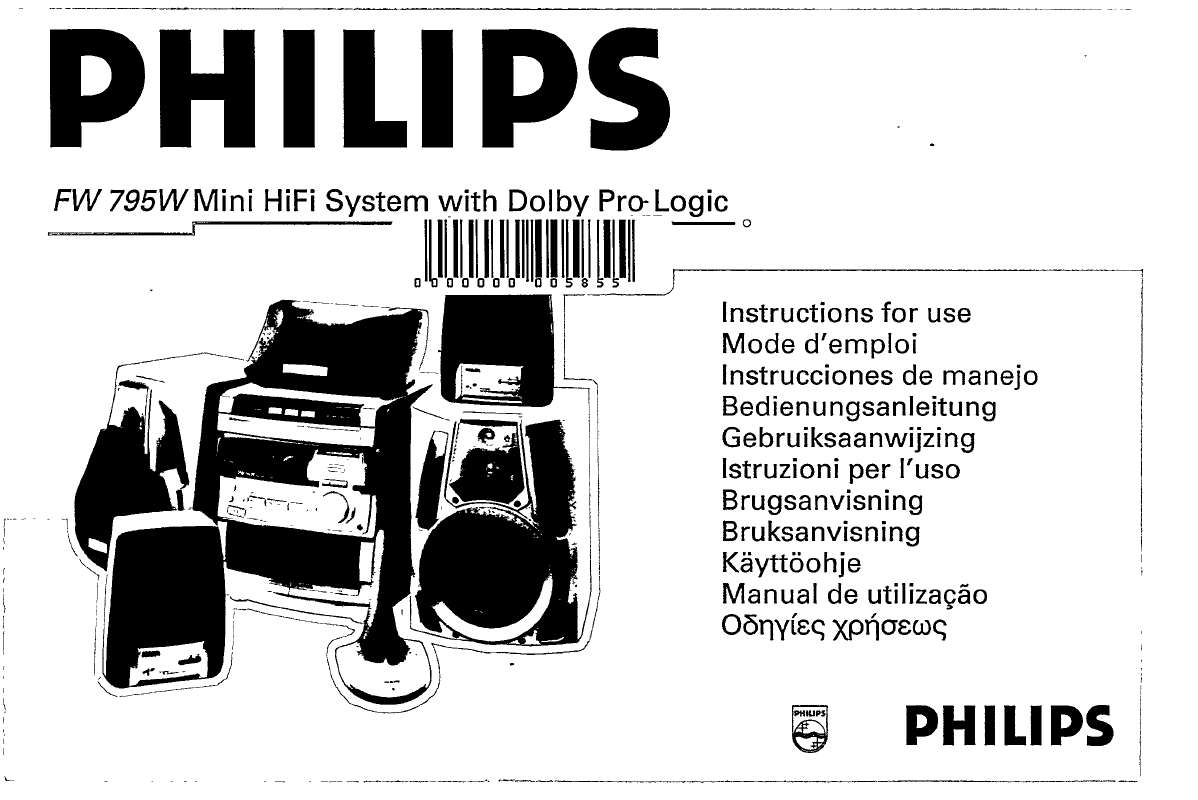 Notice PHILIPS FW795W - Trouver une solution à un problème PHILIPS ...