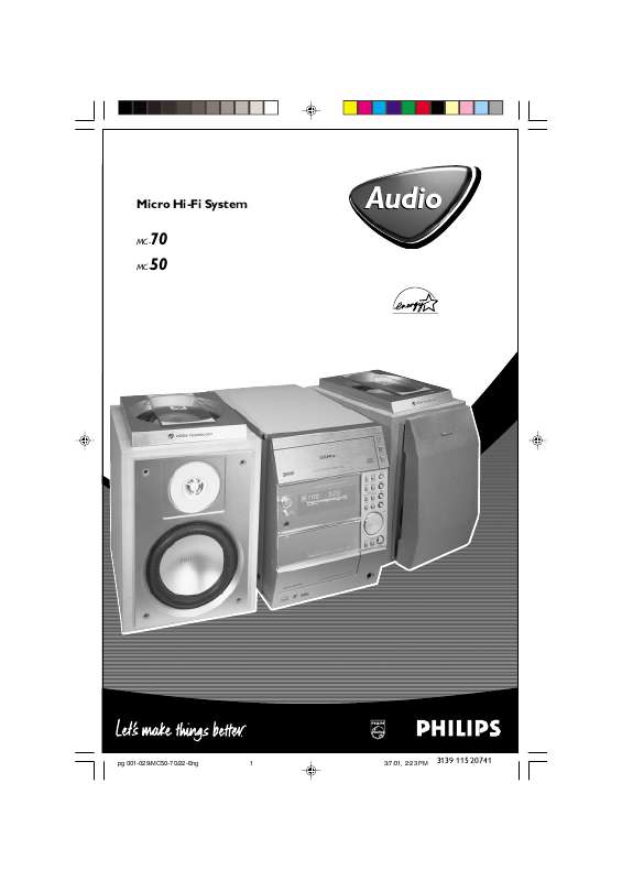 Notice PHILIPS MC-50 - Trouver une solution à un problème PHILIPS MC-50 ...