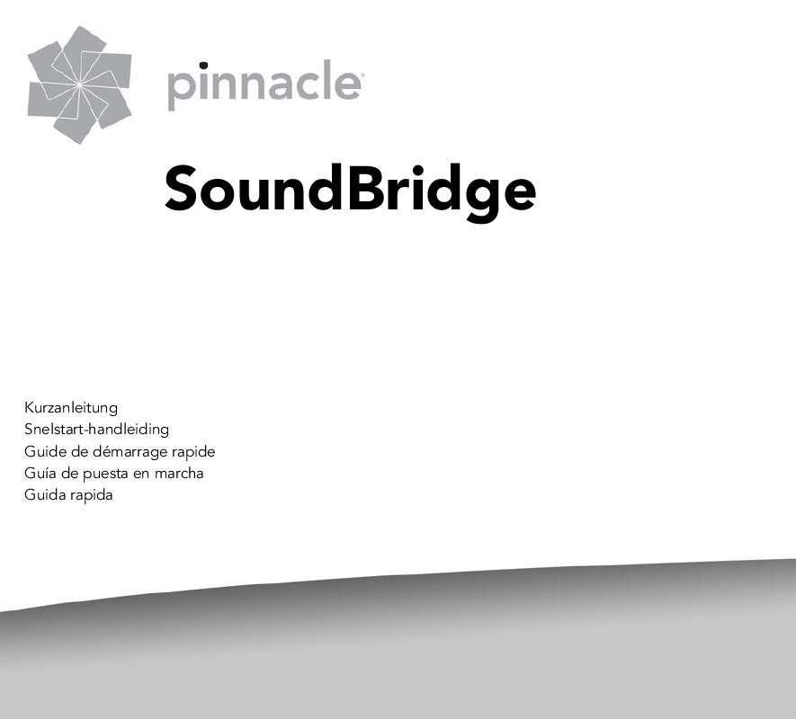 Notice PINNACLE SOUNDBRIDGE - Trouver une solution à un problème ...