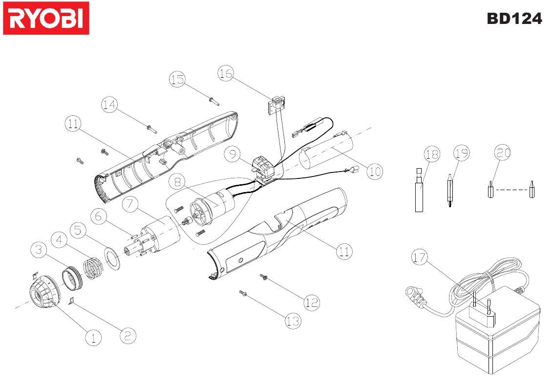 Notice RYOBI BD124 - Trouver une solution à un problème RYOBI BD124 ...