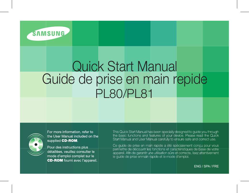 Notice SAMSUNG PL81 - Trouver une solution à un problème SAMSUNG PL81 ...